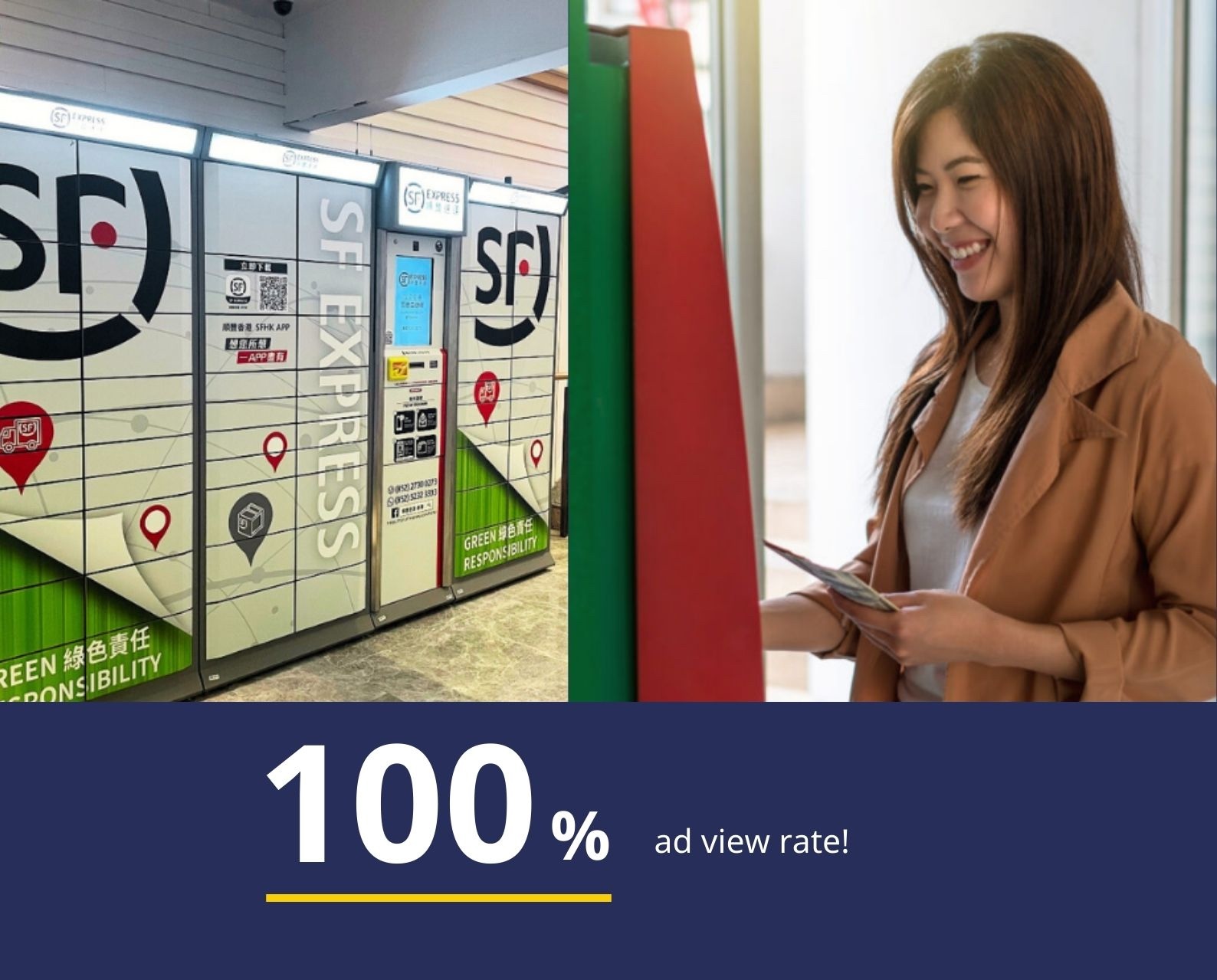 DOOH Partner with SF Express Locker - SmartRetail